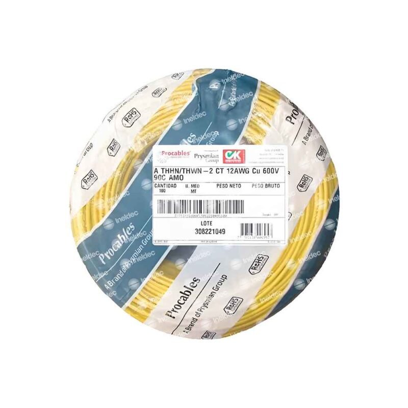 Cable electrico de cobre calibre numero 12 AWG 7 Hilos - INELDEC ...