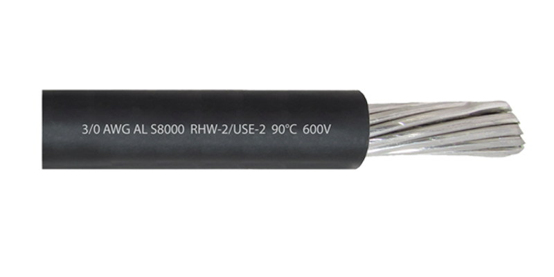 Cable 3/0 AWG AL S8000 RHW-2 USE-2